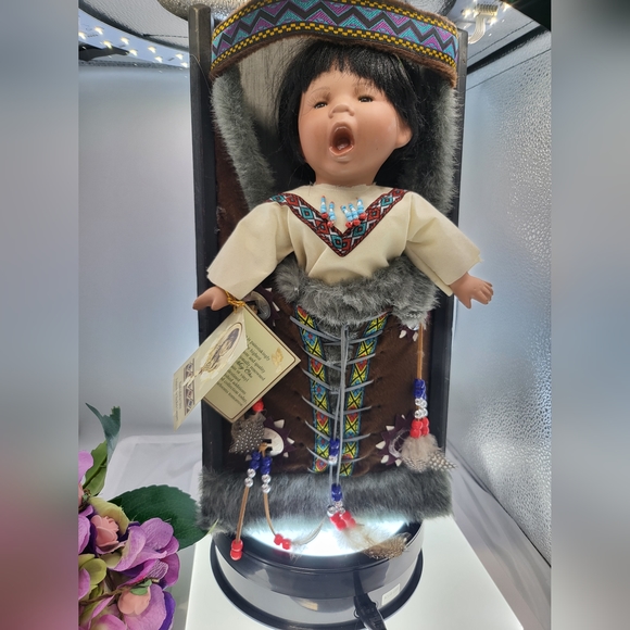 Dolls by May | Other | Porcelain Native American Indian Baby Infant ...